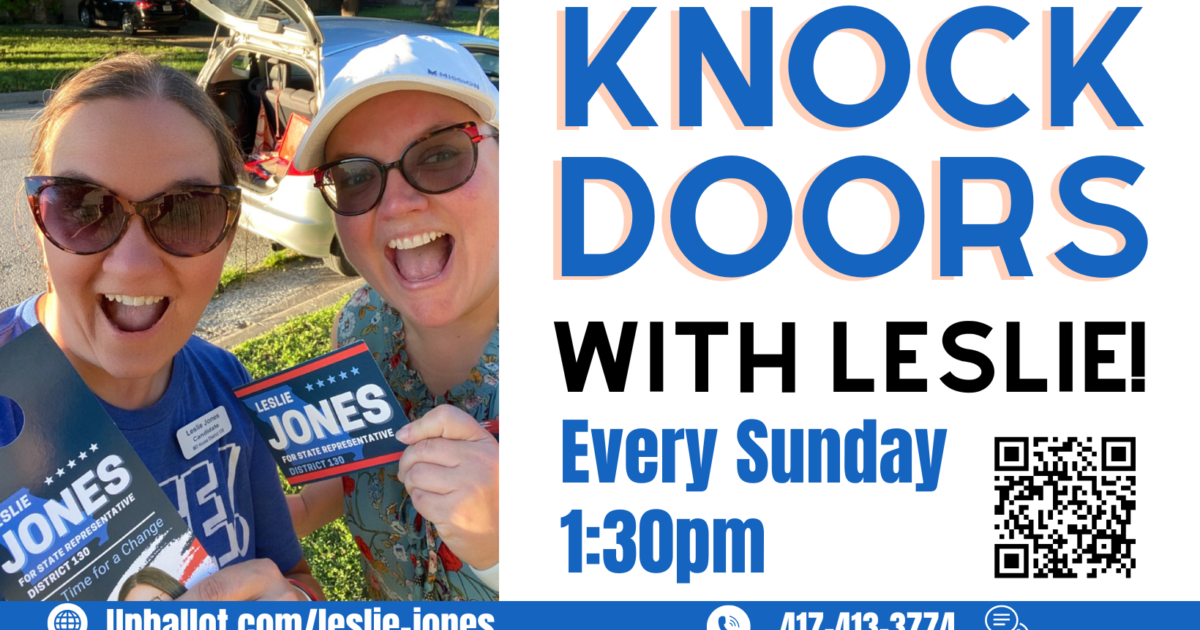 Sunday Door Knocking with Leslie